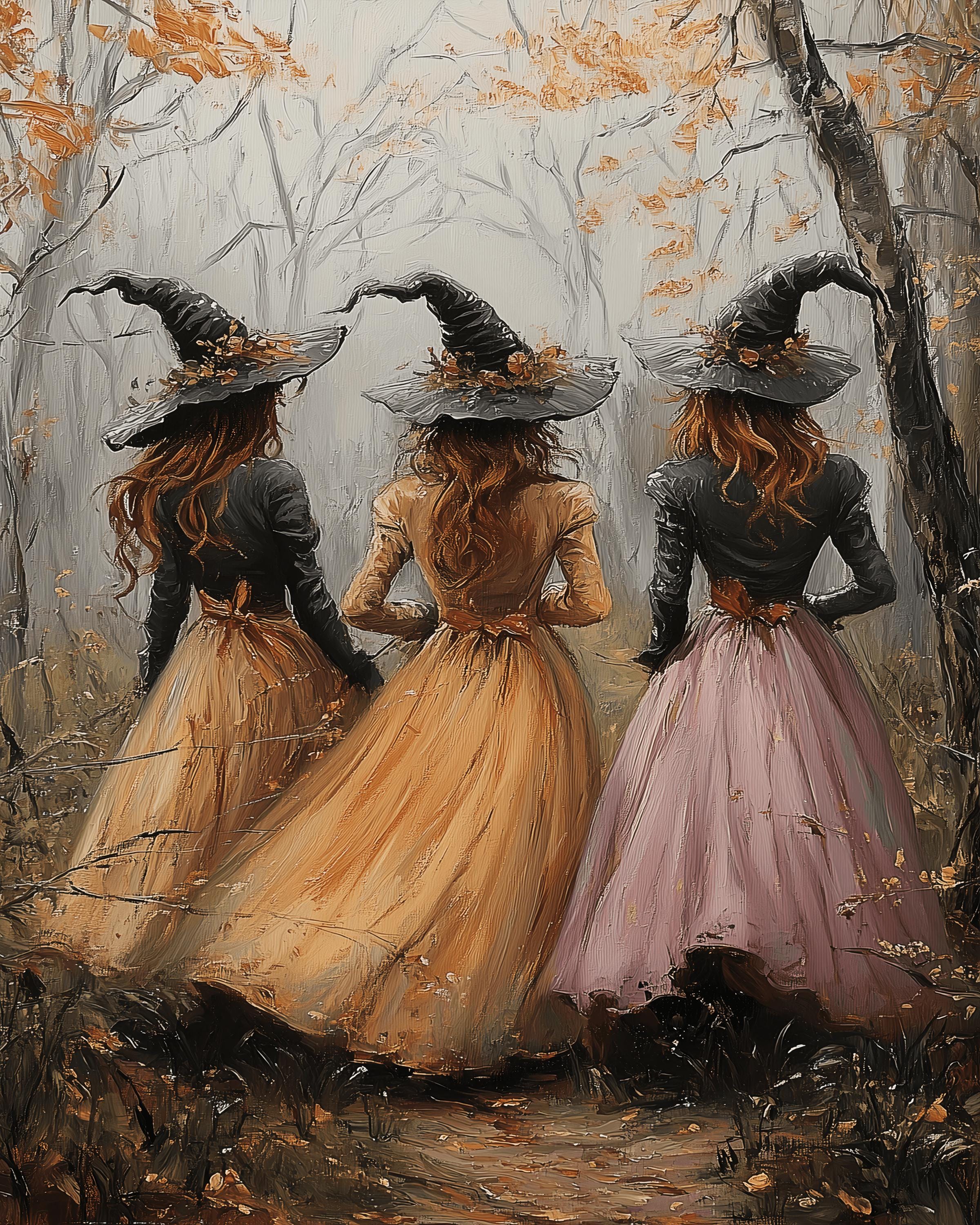 Three Witches DIY Diamond Painting Kit, Full Square and Round Drill ...