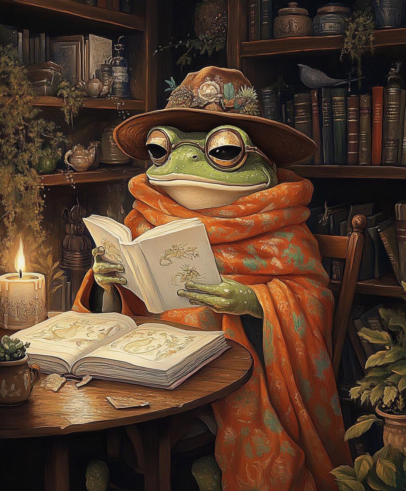 Toad Wearing an Orange Hat DIY Diamond Painting Kit, Full Square and ...