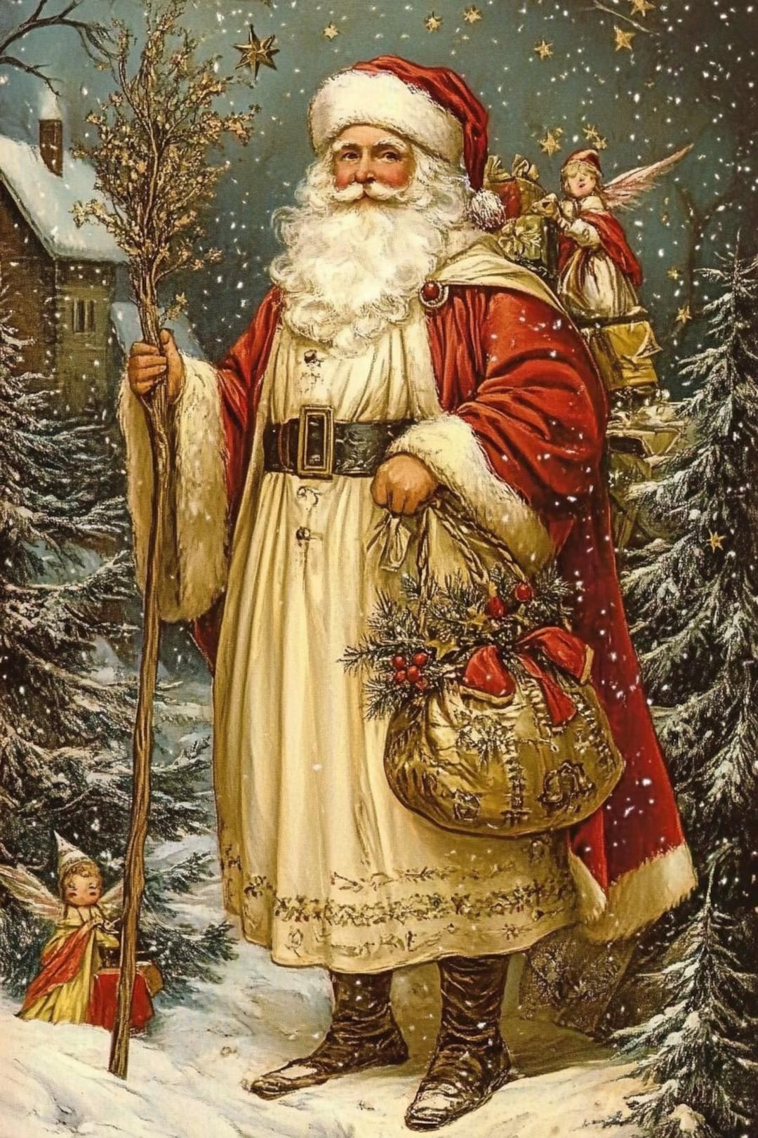 Santa DIY Diamond Painting Kit, Full Square and Round Drill, Diamond ...