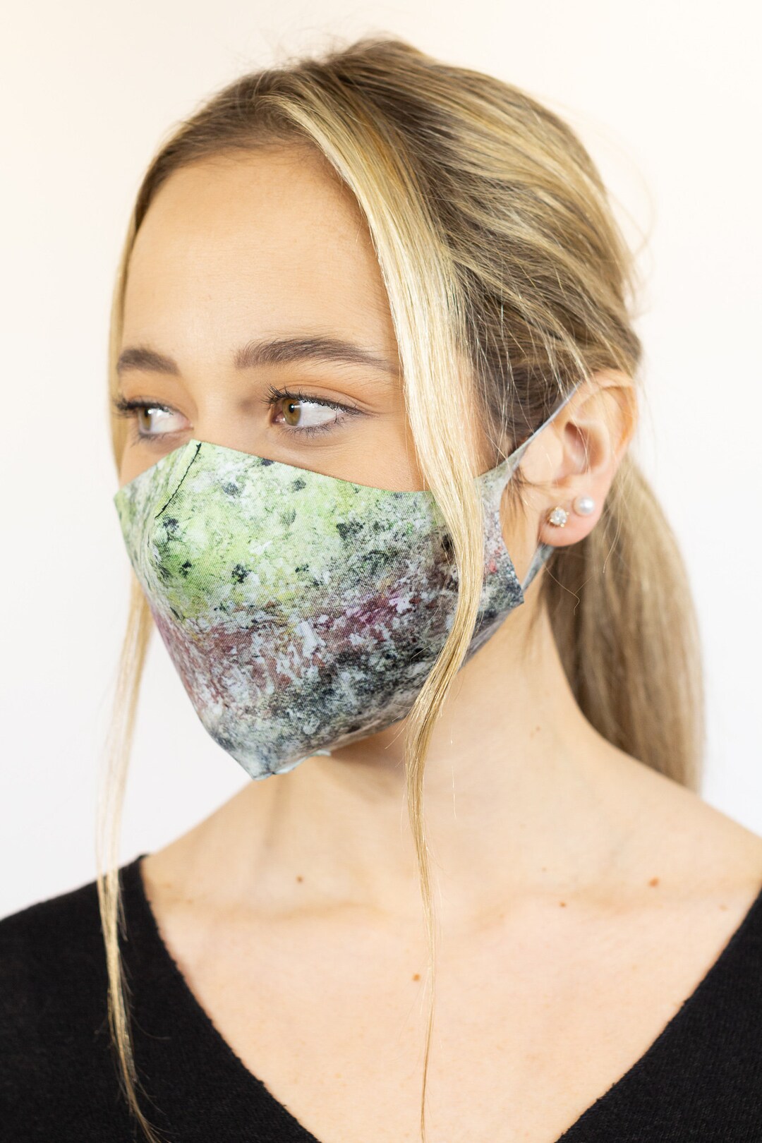 Camouflage Rainbow Trout Super Soft Original Fine Art Face Mask ...