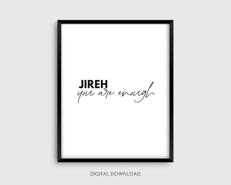 Jireh - Maverick City and Elevation Worship - Jireh, You Are Enough ...