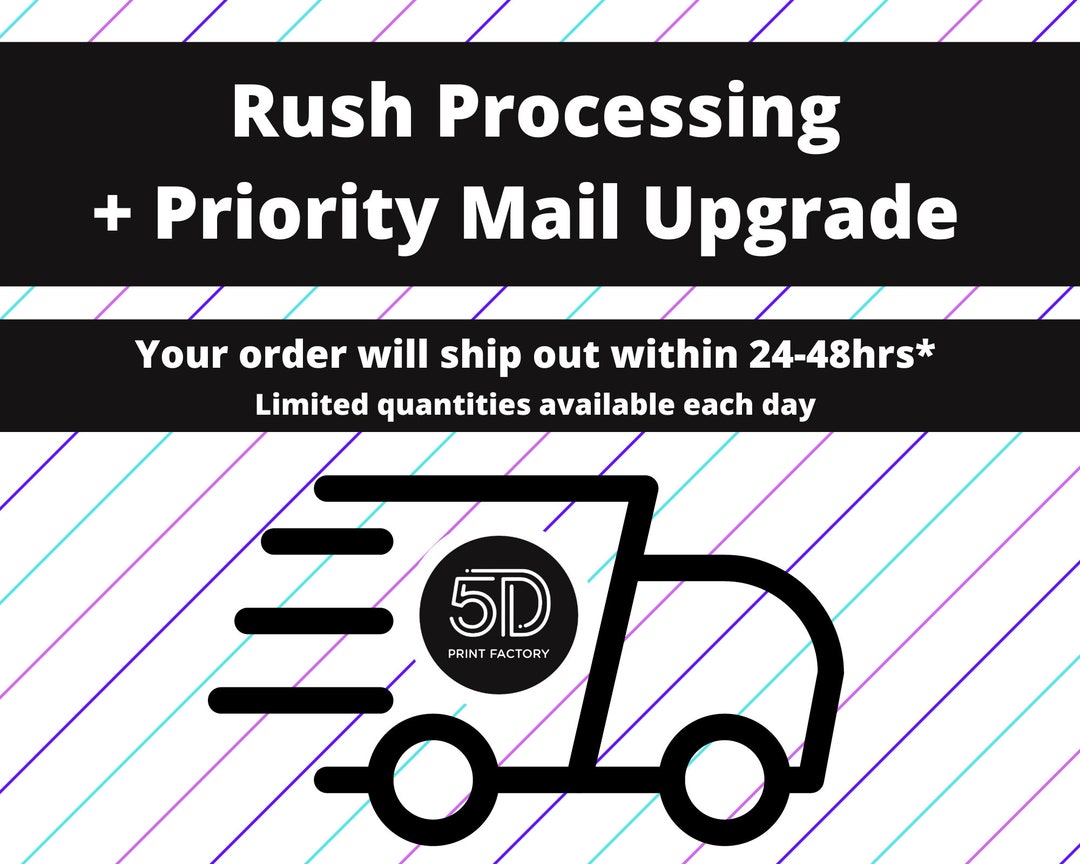 Rush Processing + USPS Priority Mail Upgrade - Etsy