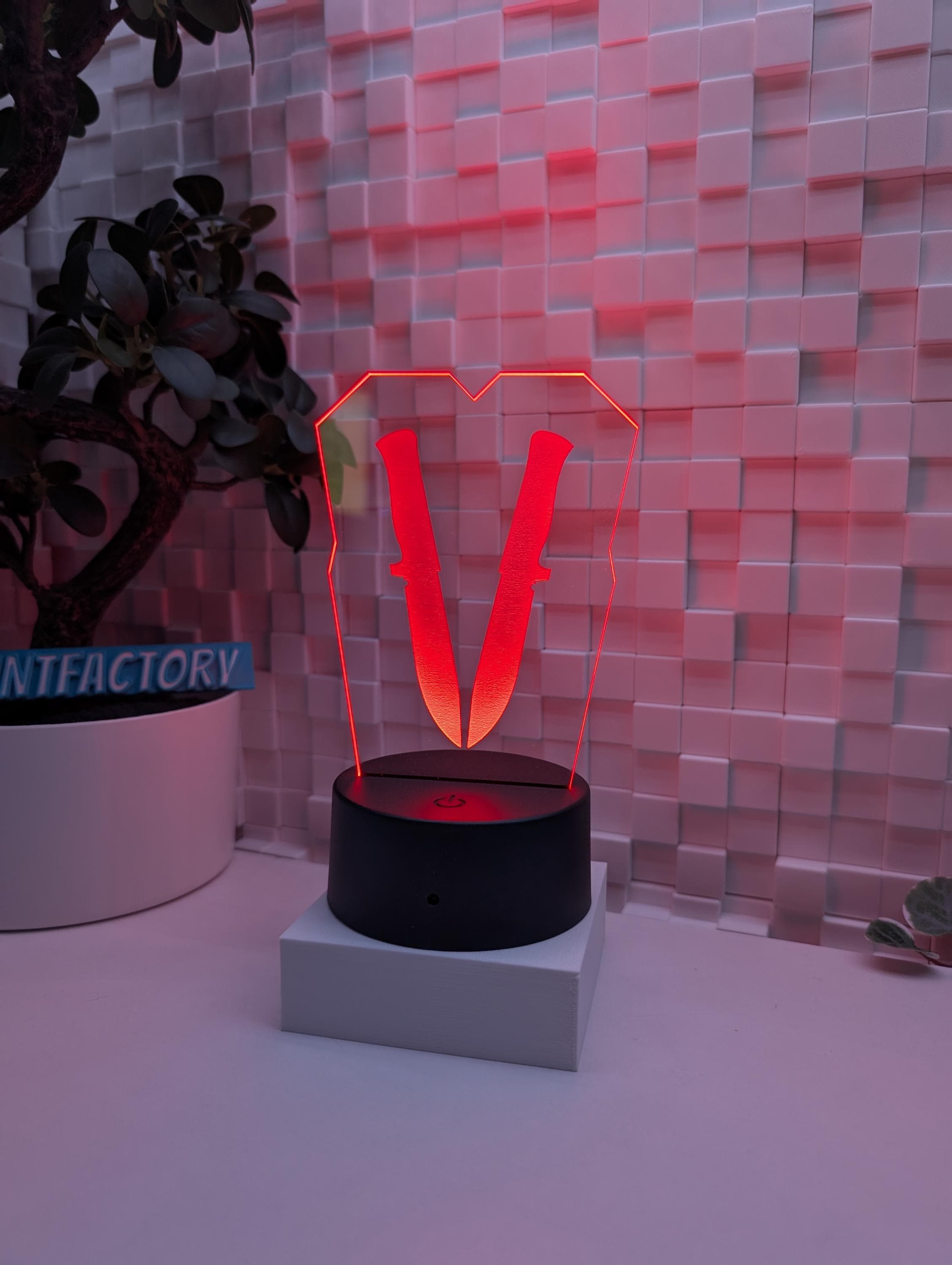 Official VIGOR Symbol LED Gaming Sign With RGB Remote - Etsy