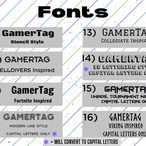 Personalized XL Gamertag Light Sign , Custom Gamer Tag Sign ...