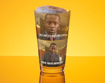 Alan Johnson Peep Show Pint Glass - Etsy