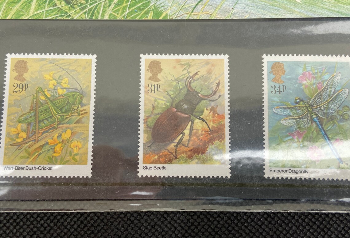 Royal Mail Mint Stamps Insects pack 160 | Etsy