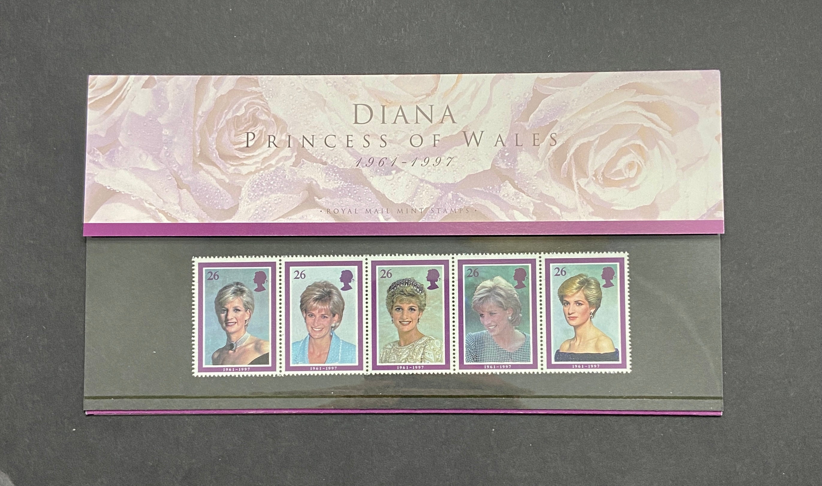 Diana Princess Of Wales 1961 1997 Royal Mail Mint Stamps Etsy