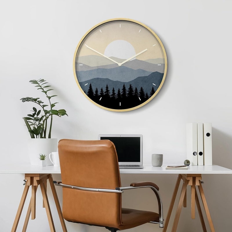 Art Wall Clock - Etsy
