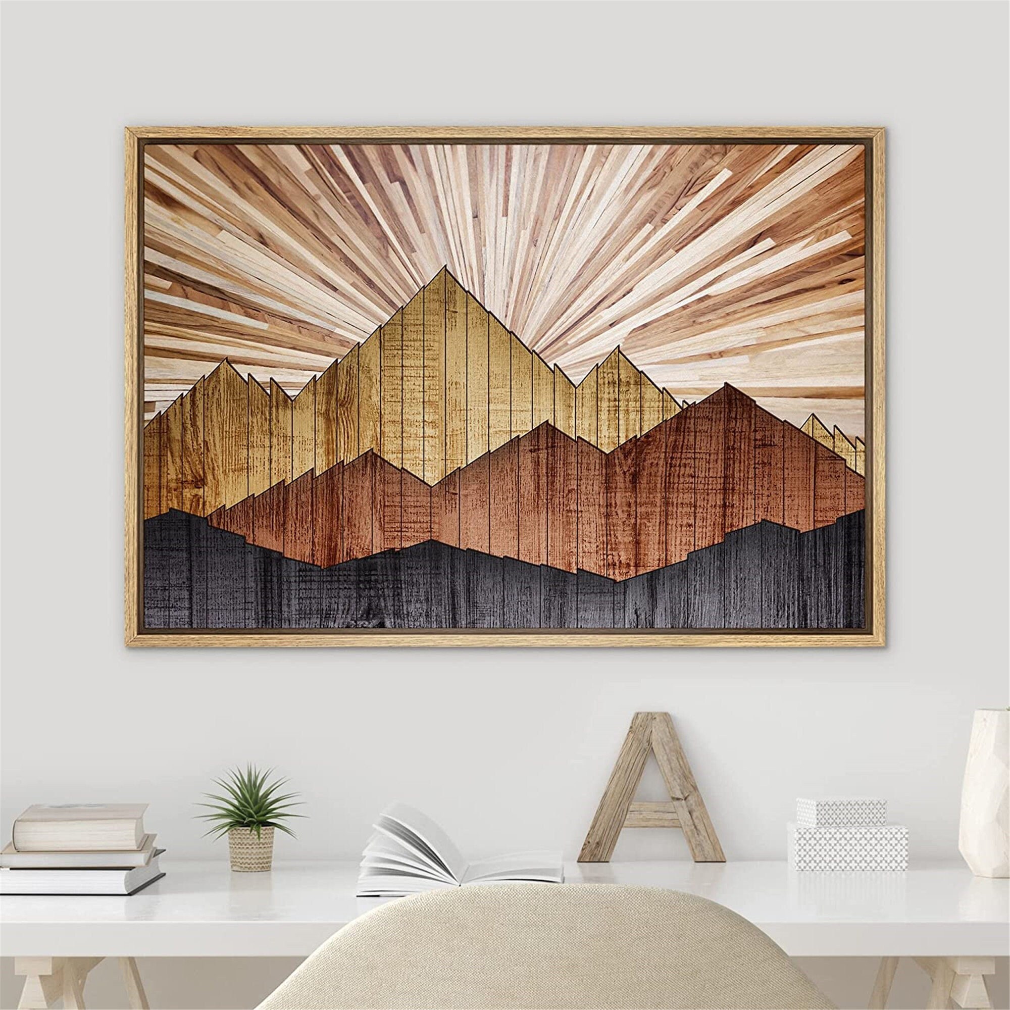 SIGNWIN Framed Canvas Wall Art Wood Panel Effect Sunlight and - Etsy SIGNWIN Framed Canvas Wall Art Wood Panel Effect Sunlight and - Etsy
