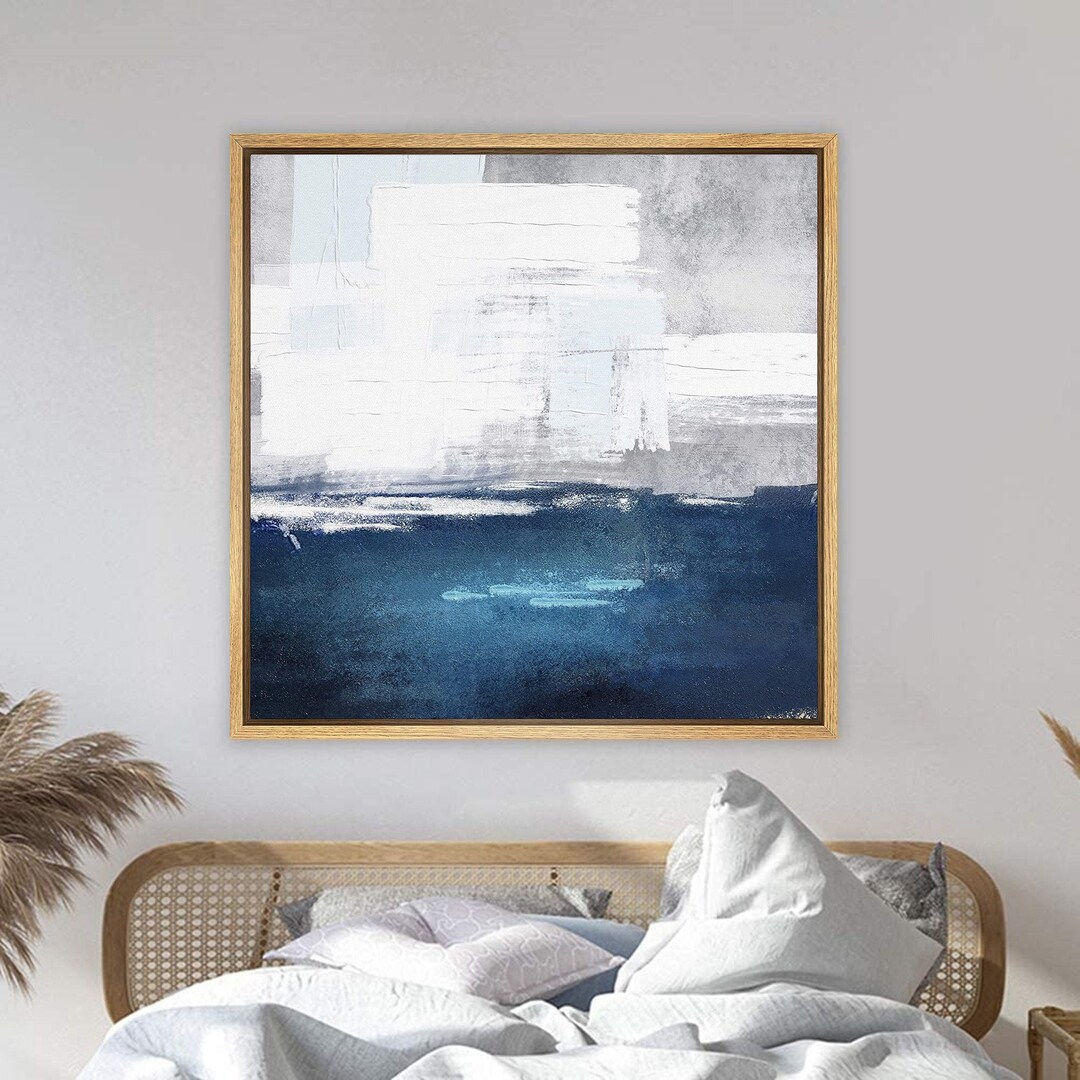 SIGNWIN Framed Canvas Wall Art Abstract Color Painting Canvas - Etsy