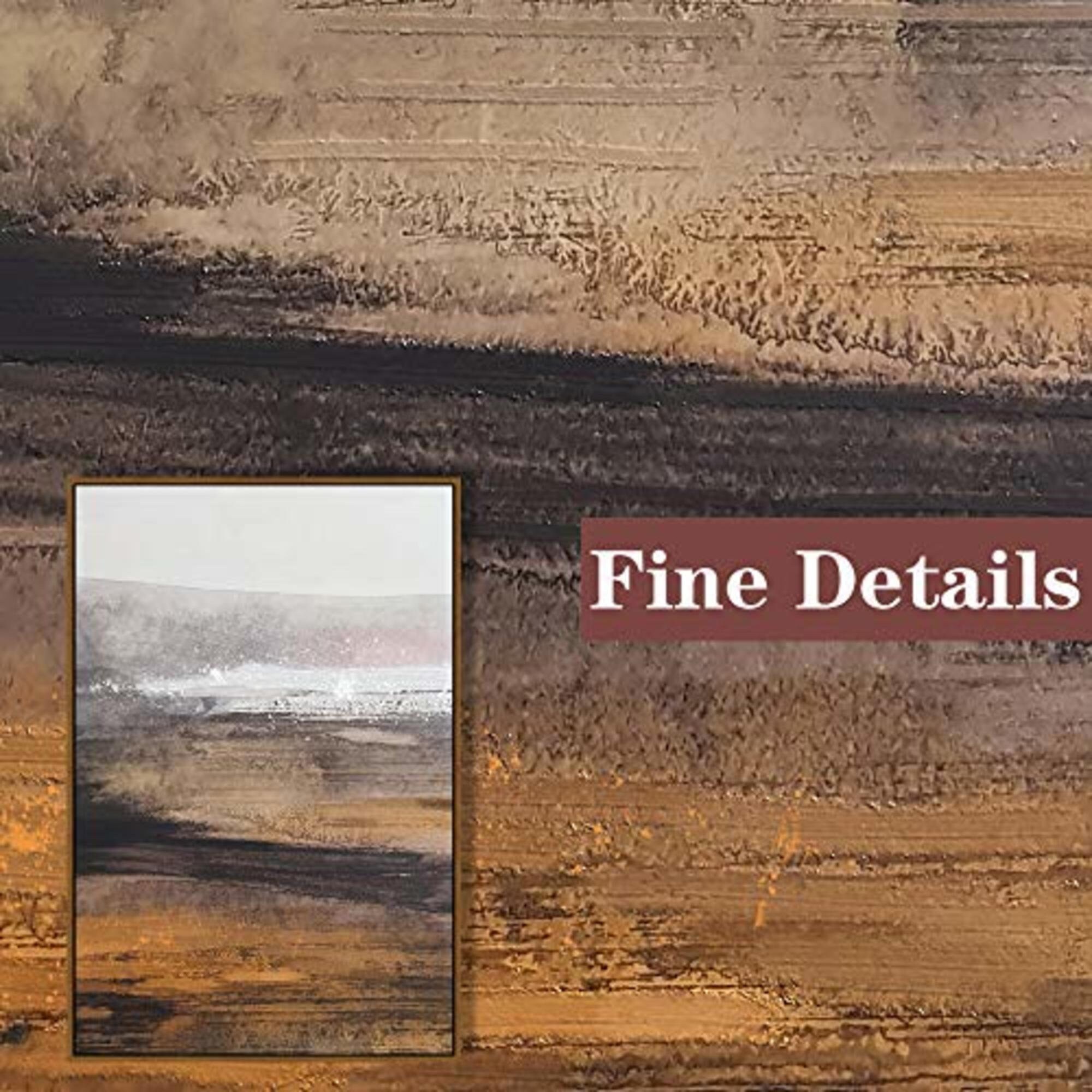 Signwin Framed Canvas Wall Art Abstract Texture Painting - Etsy