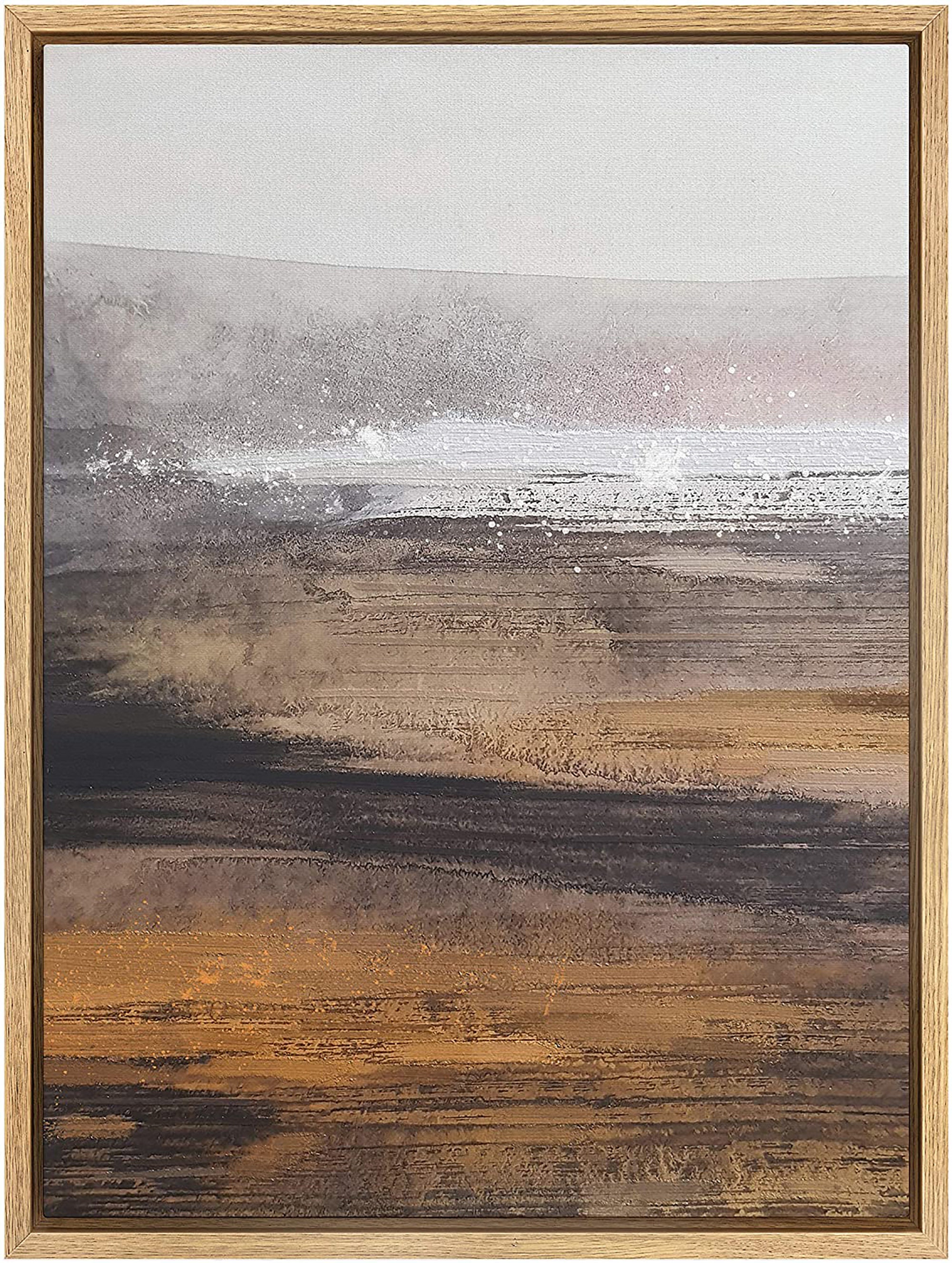 Signwin Framed Canvas Wall Art Abstract Texture Painting - Etsy