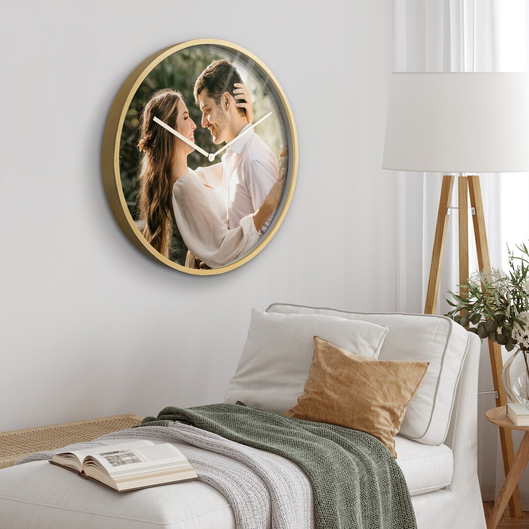 Custom Photo Clock,picture Wall Clock , Custom Picture Sign Clock ...