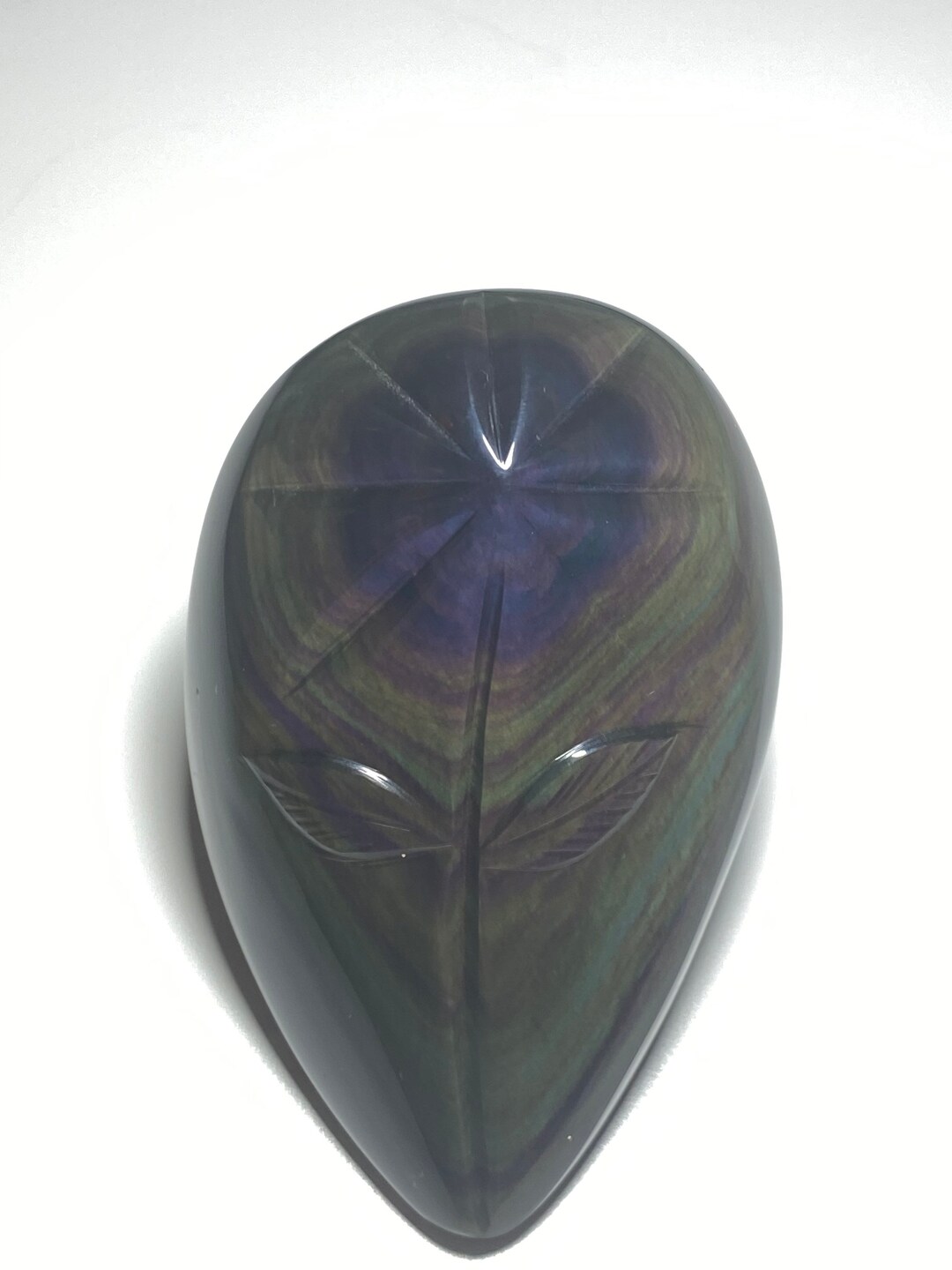 Beautiful Rainbow Obsidian Art Rainbow Obsidian Crystal Rainbow ...