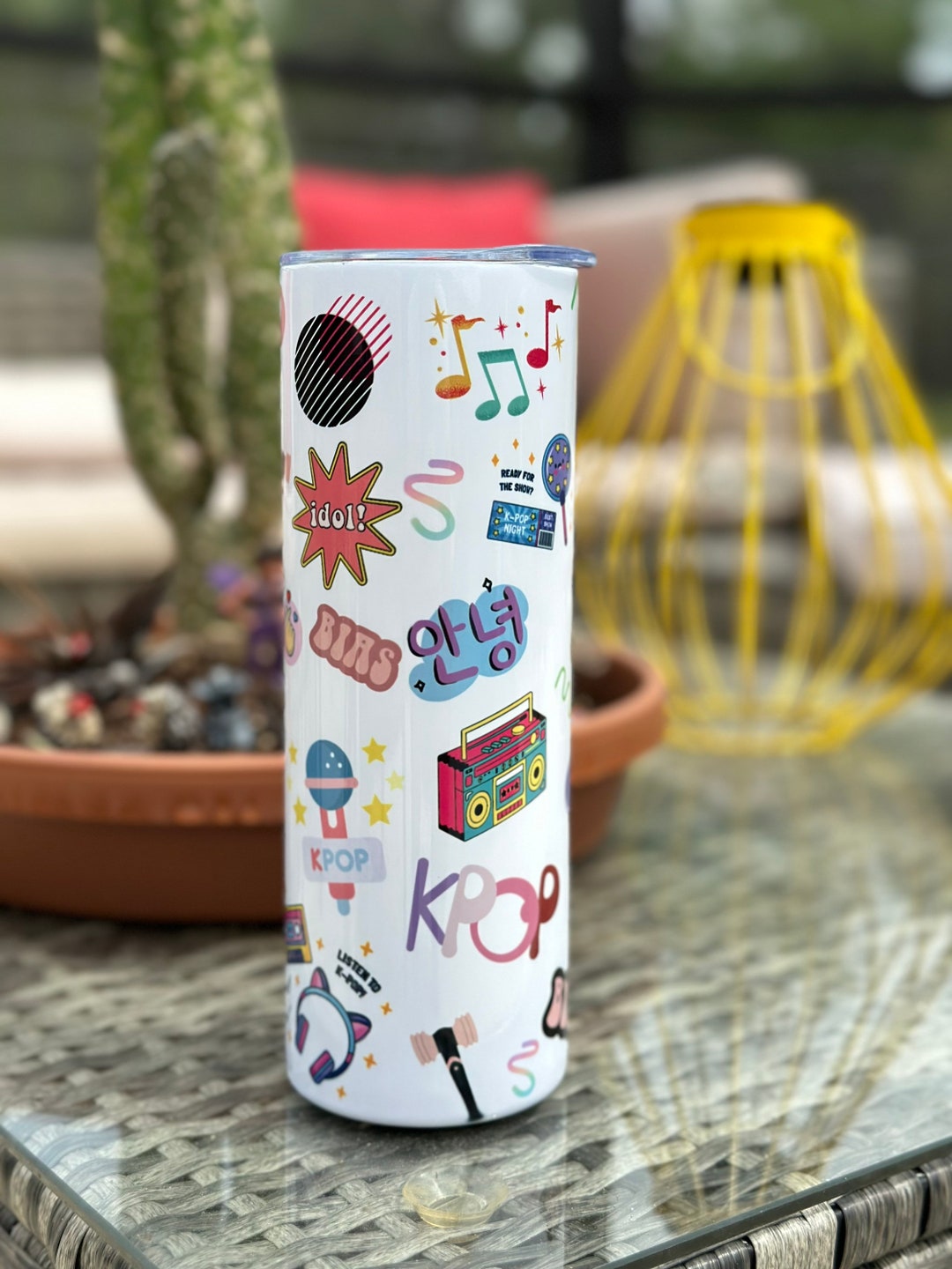 Kpop Tumbler, Korean Pop Water Bottle, Korean Pop Tumbler, Kpop Fan ...