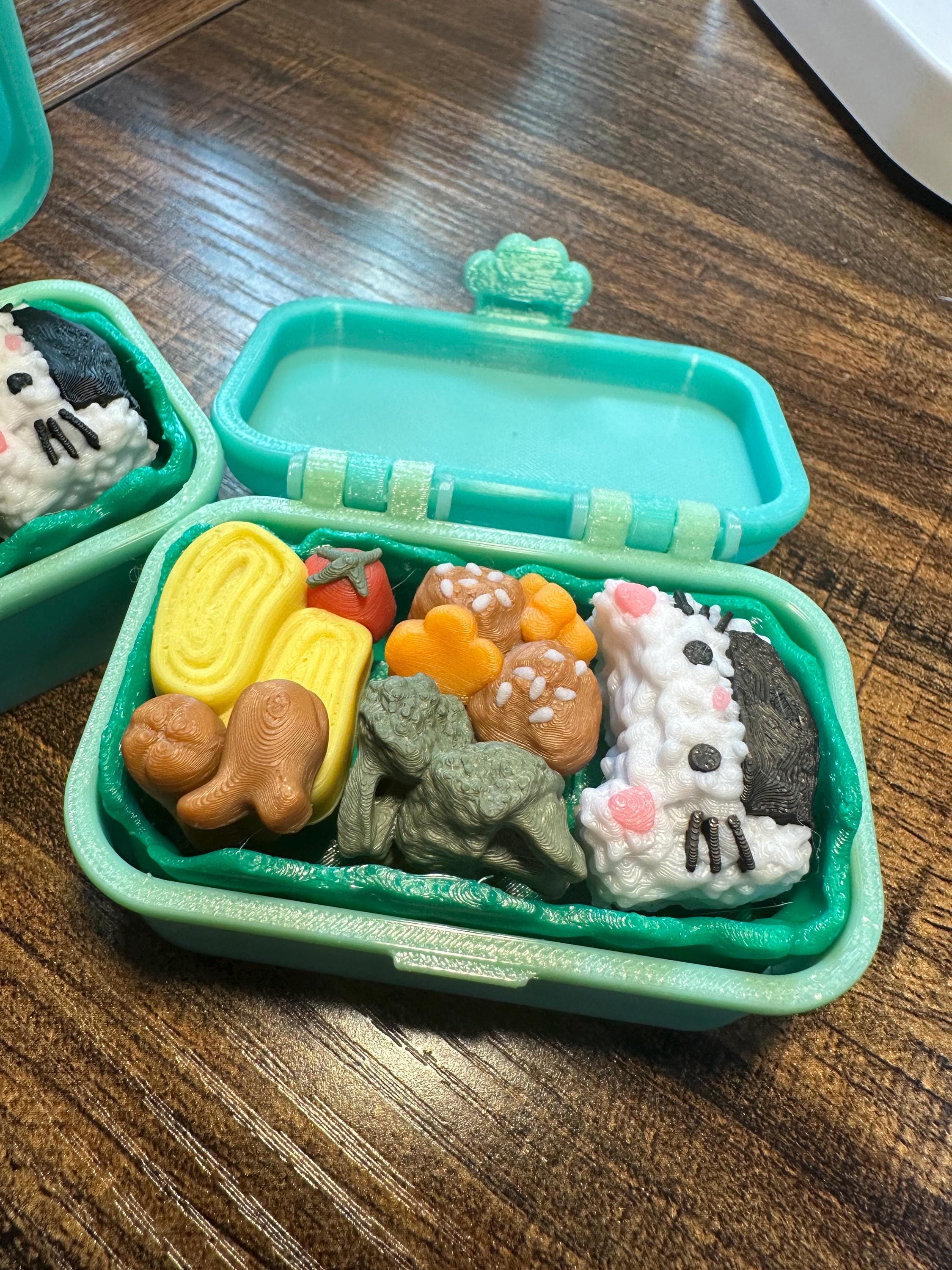 Mini Bento Box Clicker Toy: 3D Printed Kawaii Food ASMR Fidget - Etsy