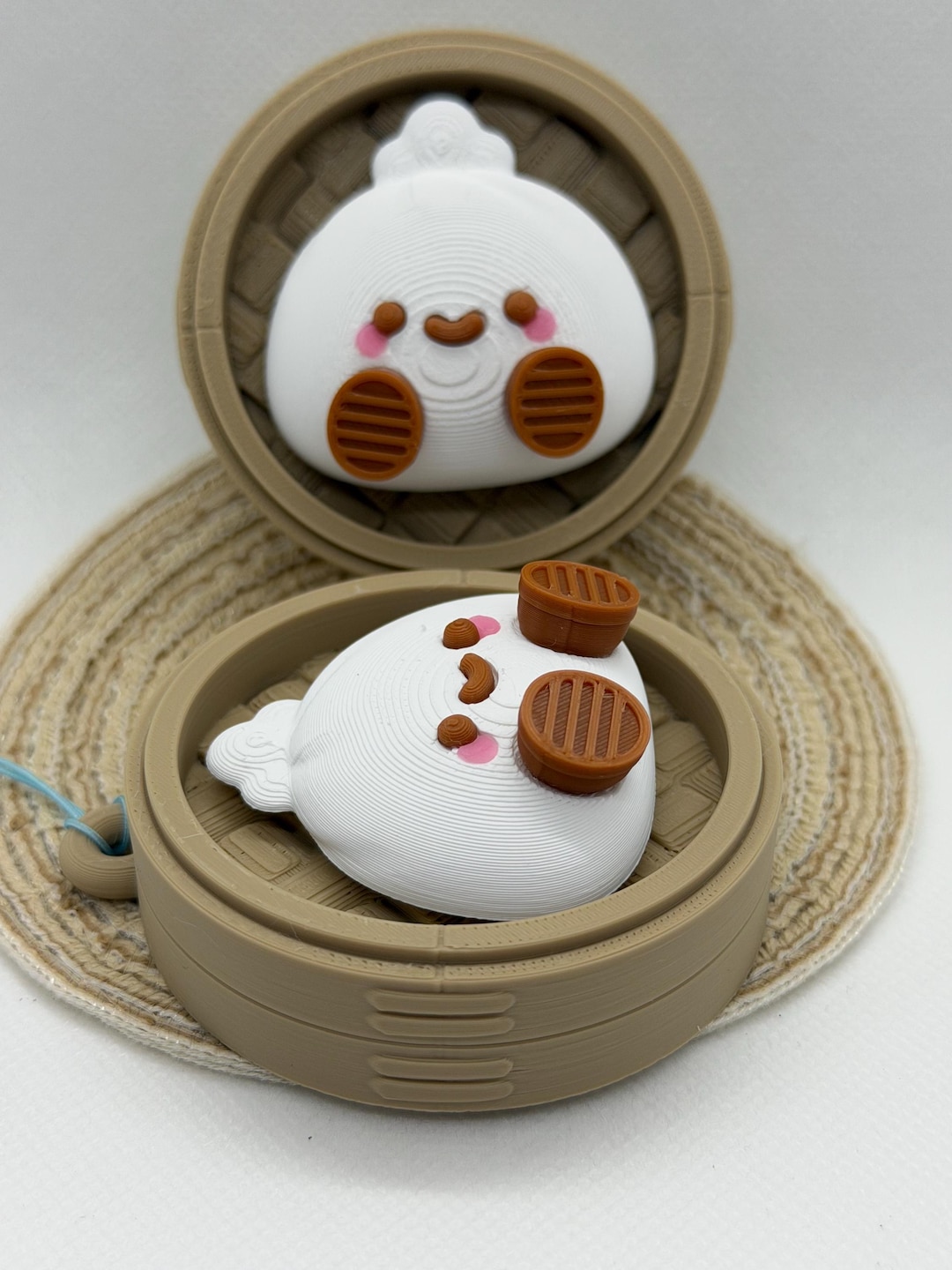 Kawaii Dumpling Clicker • 3D Printed Fidget Toy With Mini Steamer - Etsy