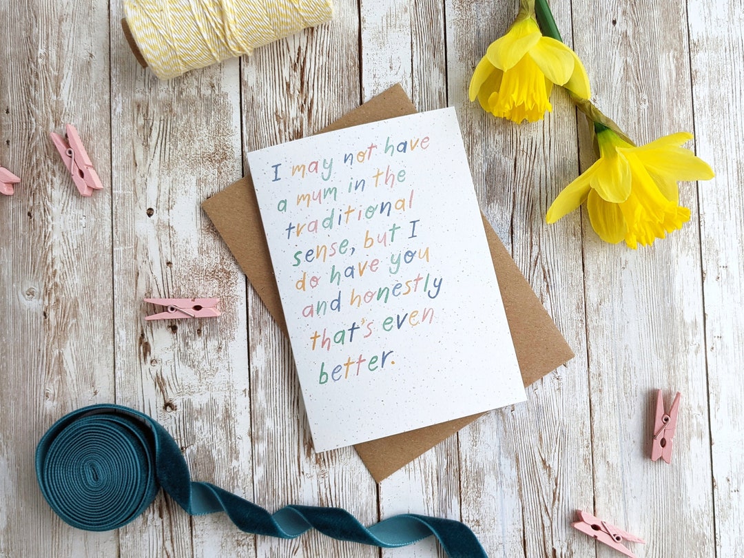 Alternative Mother's Day Card | Card for Stepmum Foster Mum Grandmother ...