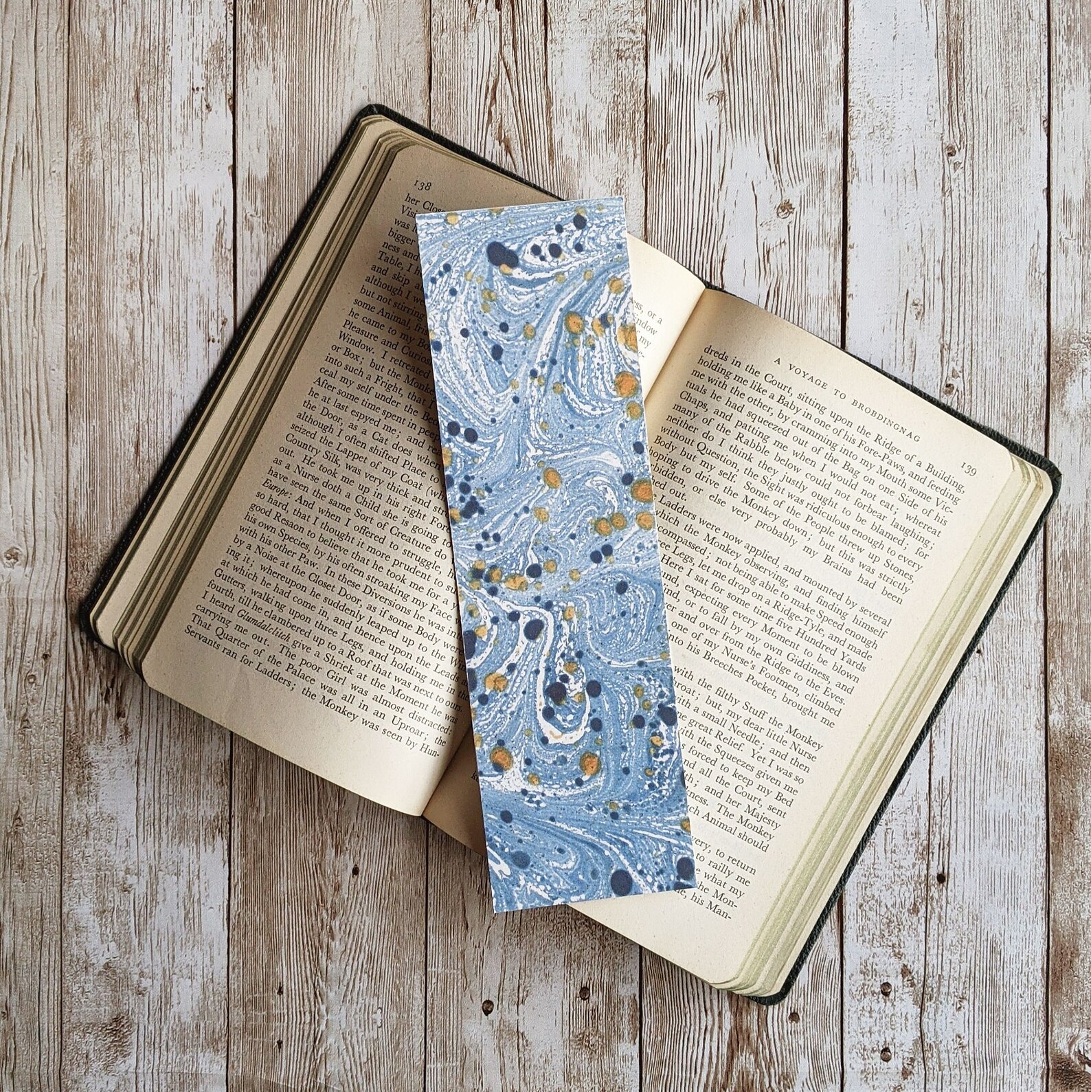 Marbled Bookmarks Set of 4 Eco Friendly Plastic Free - Etsy UK