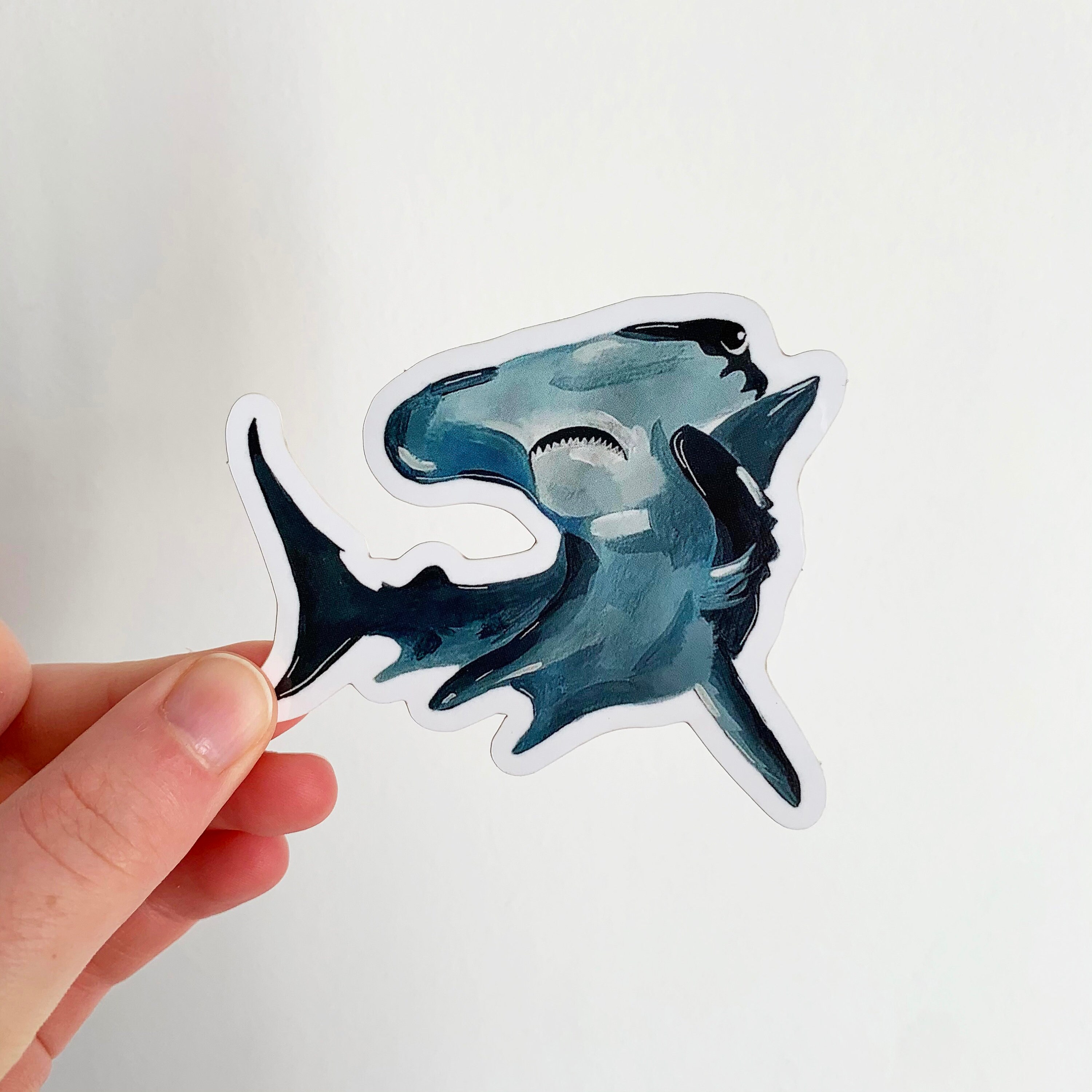 Hammerhead Shark Sticker - Etsy