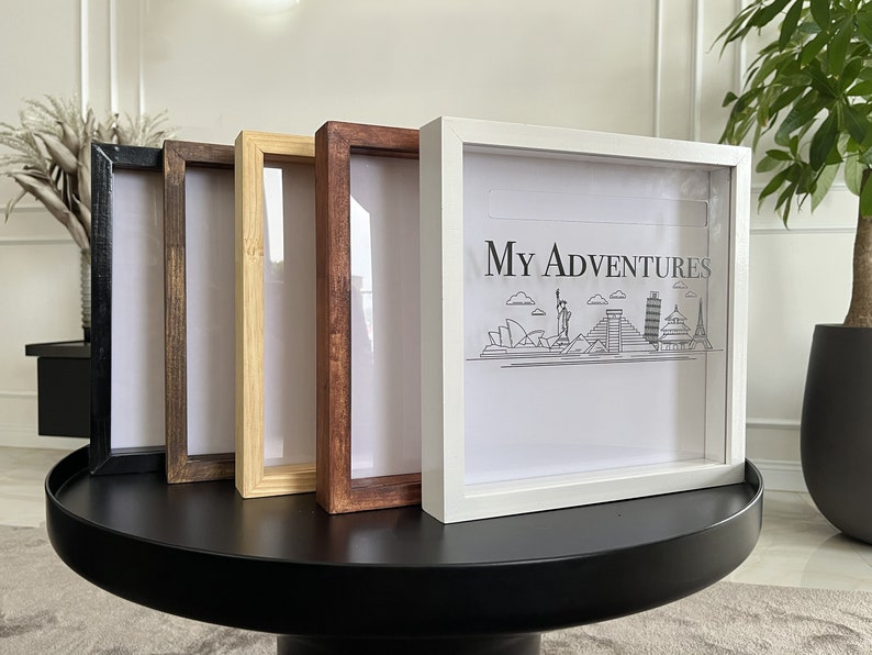 Adventures Memory Box, Personalized Travel Memory Box, Ticket Picture ...