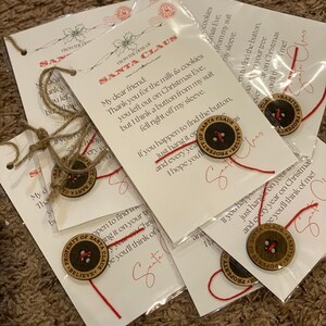 Santa’s Button - Etsy