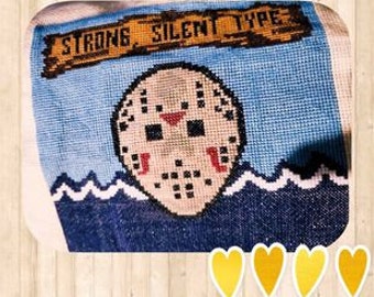 Jason Hockey Mask Cross Stitch Pattern - Etsy
