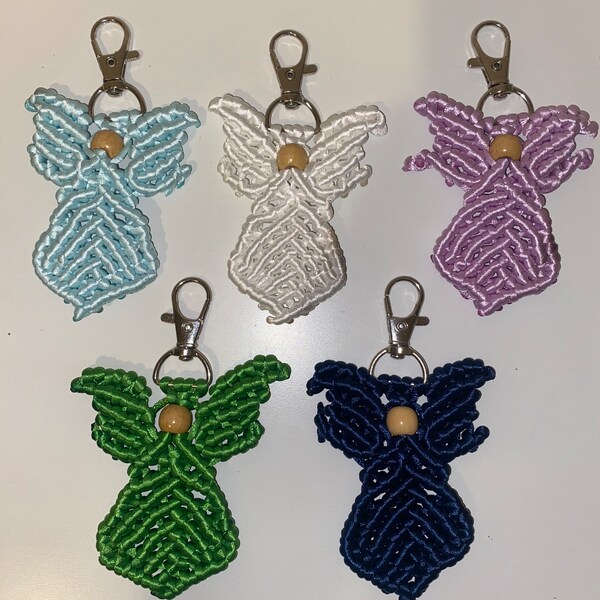 Angel Keyring - Etsy