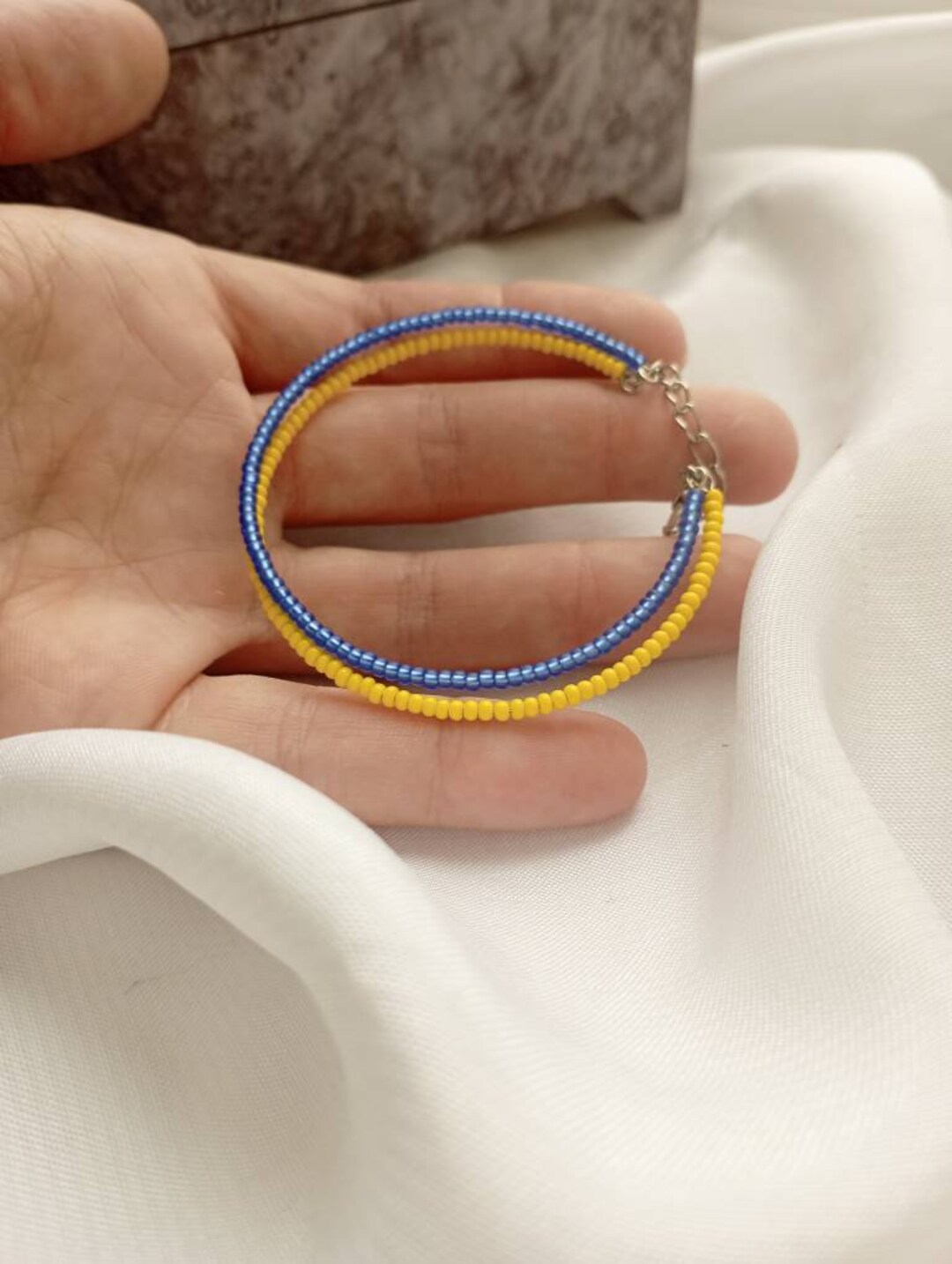 Ukraine Flag Bracelet - Ukrainian Seller - Blue Yellow Bracelet ...
