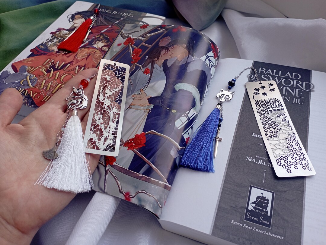 Qjj Cezhou Inspired Bookmarks. Qiang Jin Jiu Fox and Wolf Accessories ...
