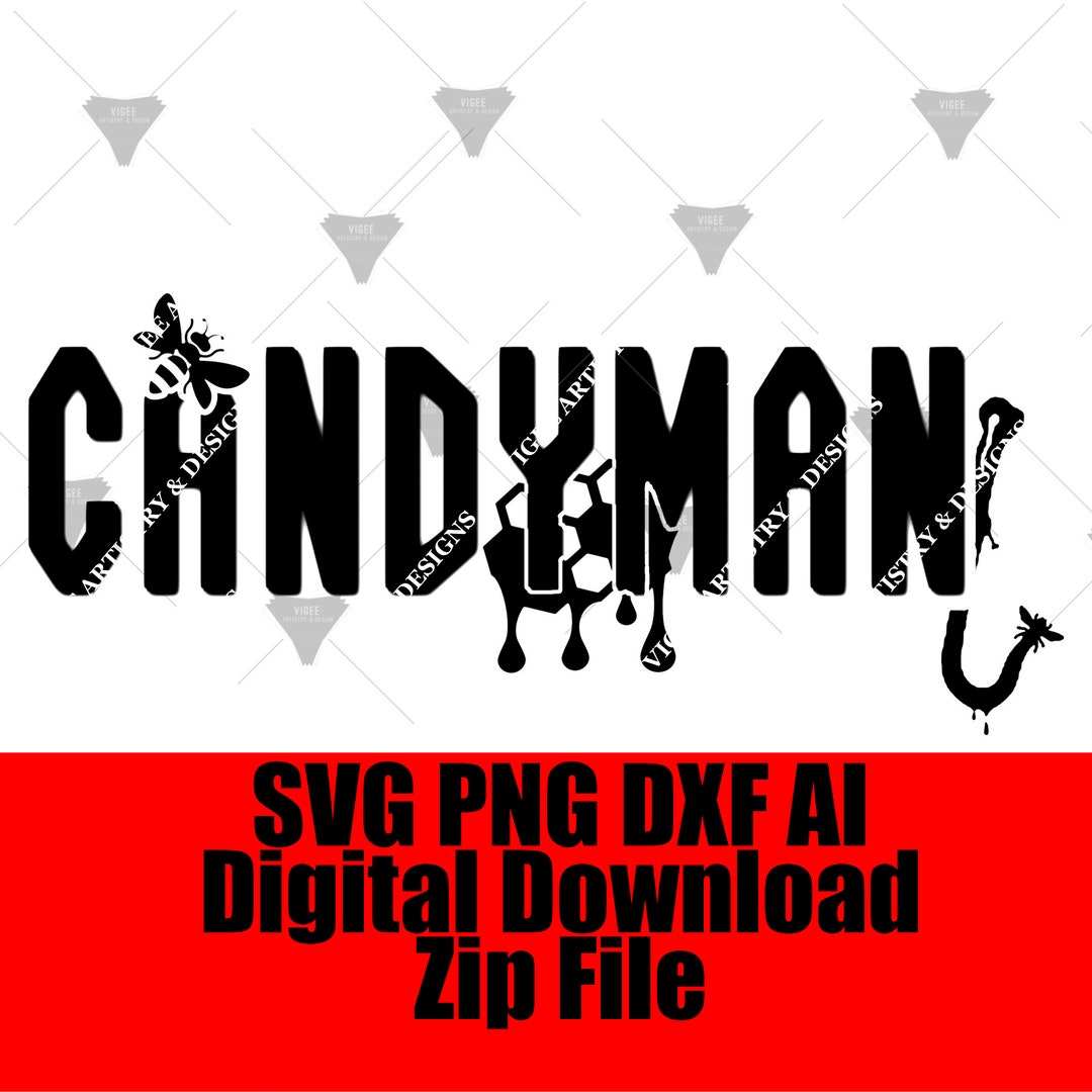 Candyman PNG SVG - Etsy Australia