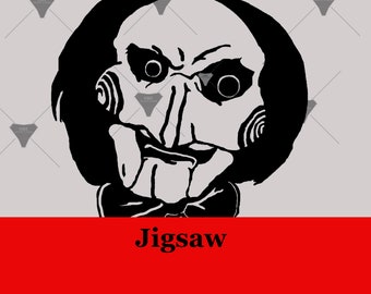 Jigsaw Saw Movie Svg - Etsy