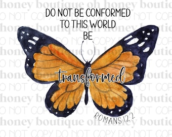 Bible Verse Svg,do Not Be Conformed to This World Be Transformed Svg ...