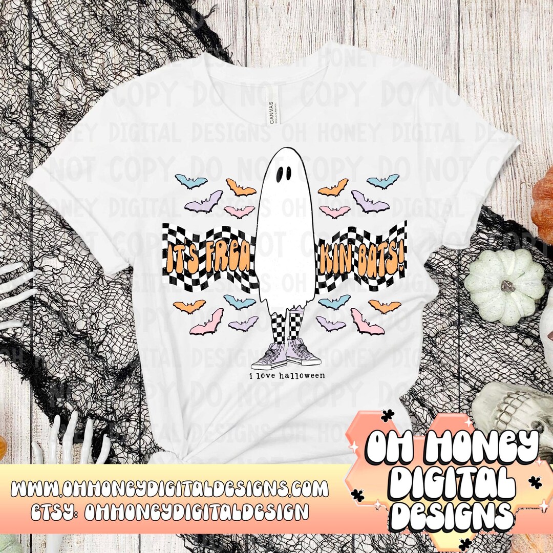 It's Freakin Bats I Love Halloween PNG - Etsy