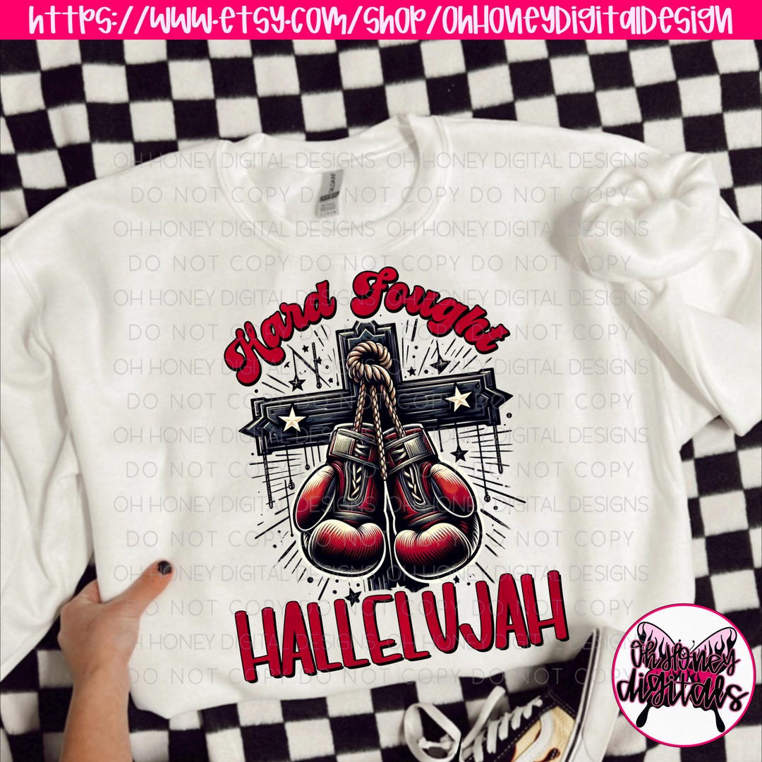 Hard Fought Hallelujah PNG - Etsy