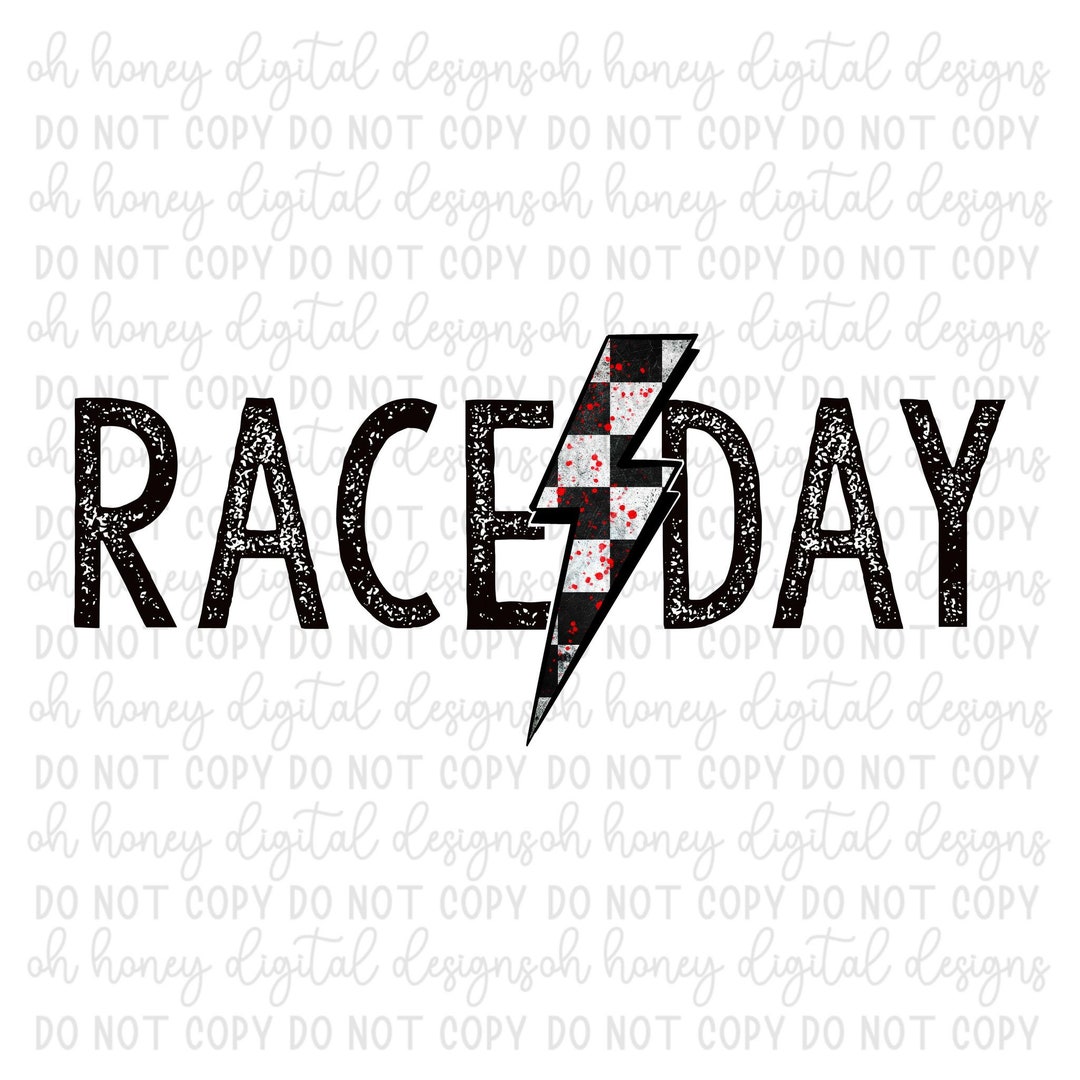 Race Day PNG Red Splatter - Etsy