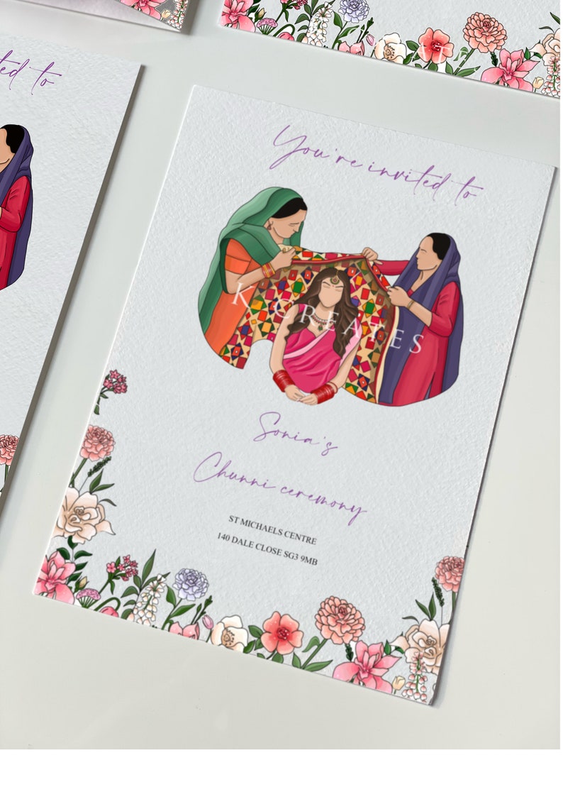 Chunni Ceremony Welcome Board/ Sign - Etsy