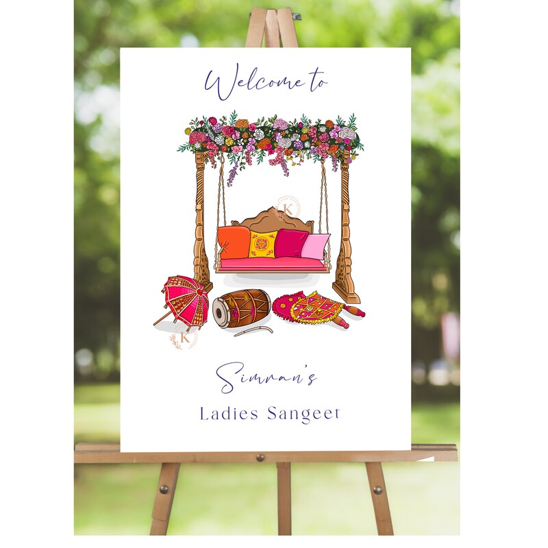 Sangeet Sign - Etsy UK