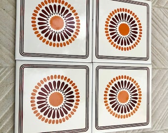 C082 Mexican Ceramic 4x4 Inch Hand Made Tile - Etsy