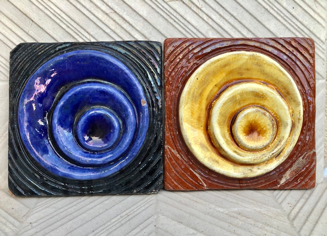 FAT LAVA 60 - 70s Wall Plaques / Tiles. Spanish Vintage Original Wall ...