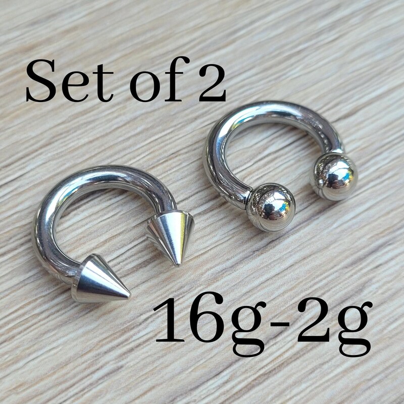 Septum Jewelry With Ball - Etsy