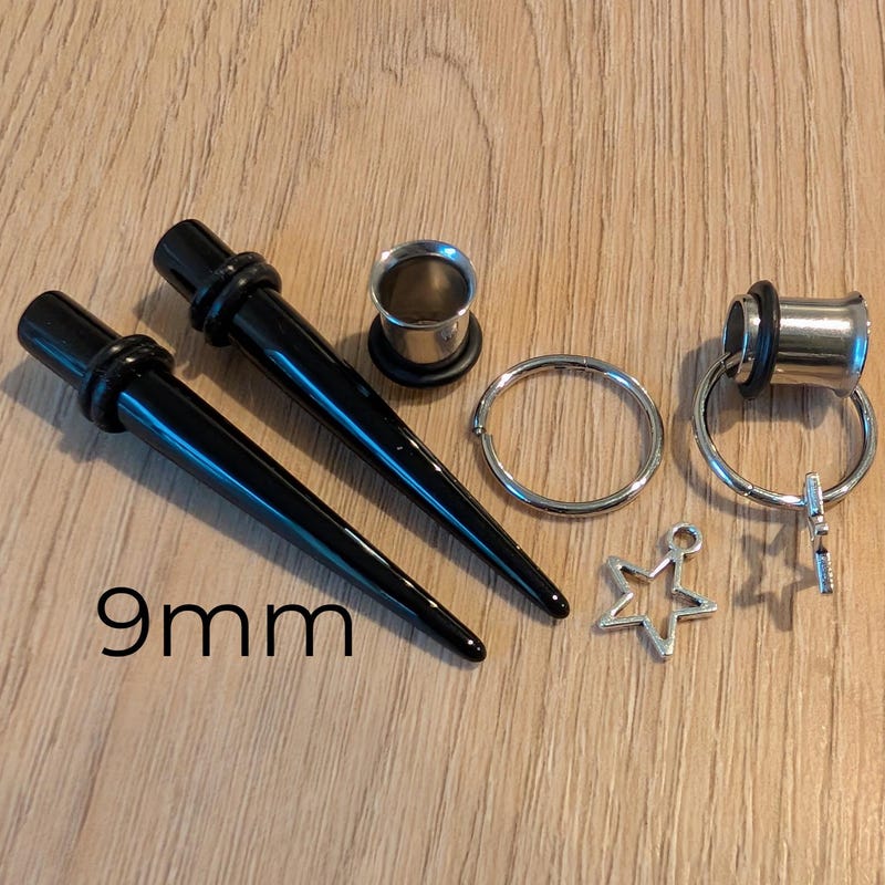 9mm Stretch With Plugs - Etsy