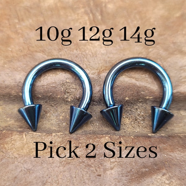 12g Spike Septum Ring - Etsy