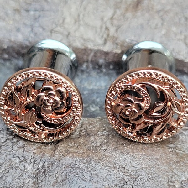 Rose Plugs - Etsy