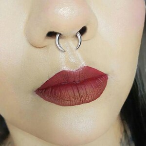 Steel Septum Stretching Kit Choose 3 Sizes Pincher Taper Horseshoe Nose ...