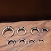 6 Steel Pinchers 0g 2g 4g 6g 8g 10g Horseshoes Talons Tapers - Etsy