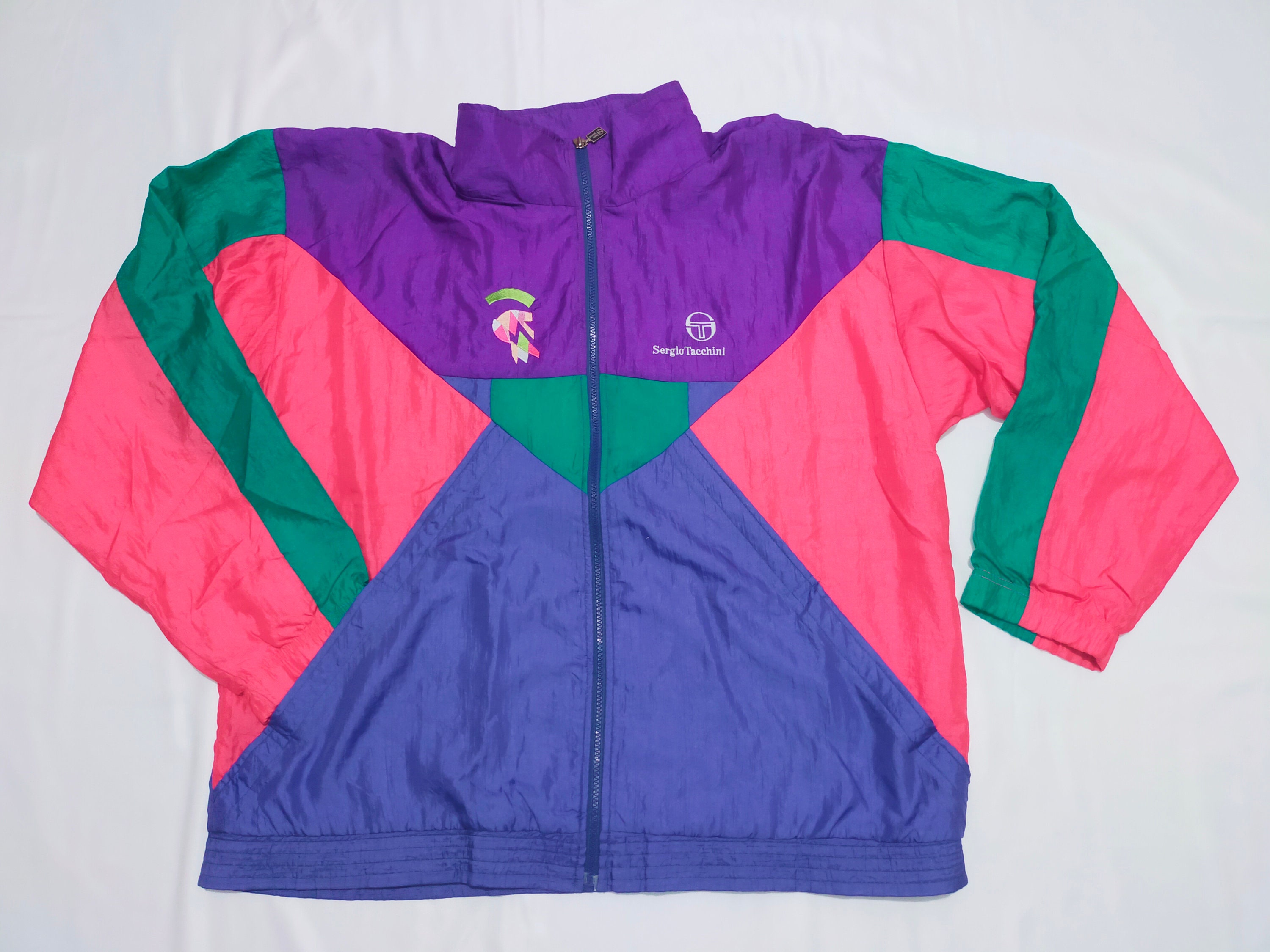 Vintage 90's Sergio Tacchini Tracksuit XXL 54 Made in Italy Tennis ...