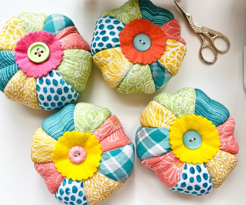 Patchwork Quilted Pincushion - Etsy