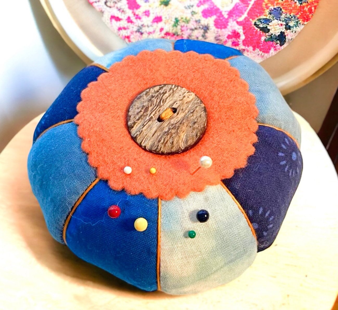 Patchwork Pincushion - Etsy