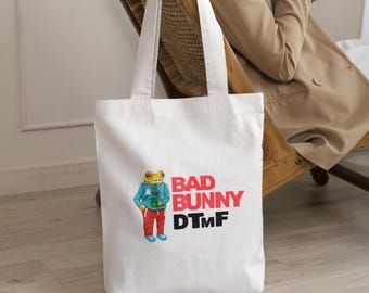 DTMF Sapo Concho Embroidered Tote Bag | Debi Tirar Mas Fotos | Bad ...
